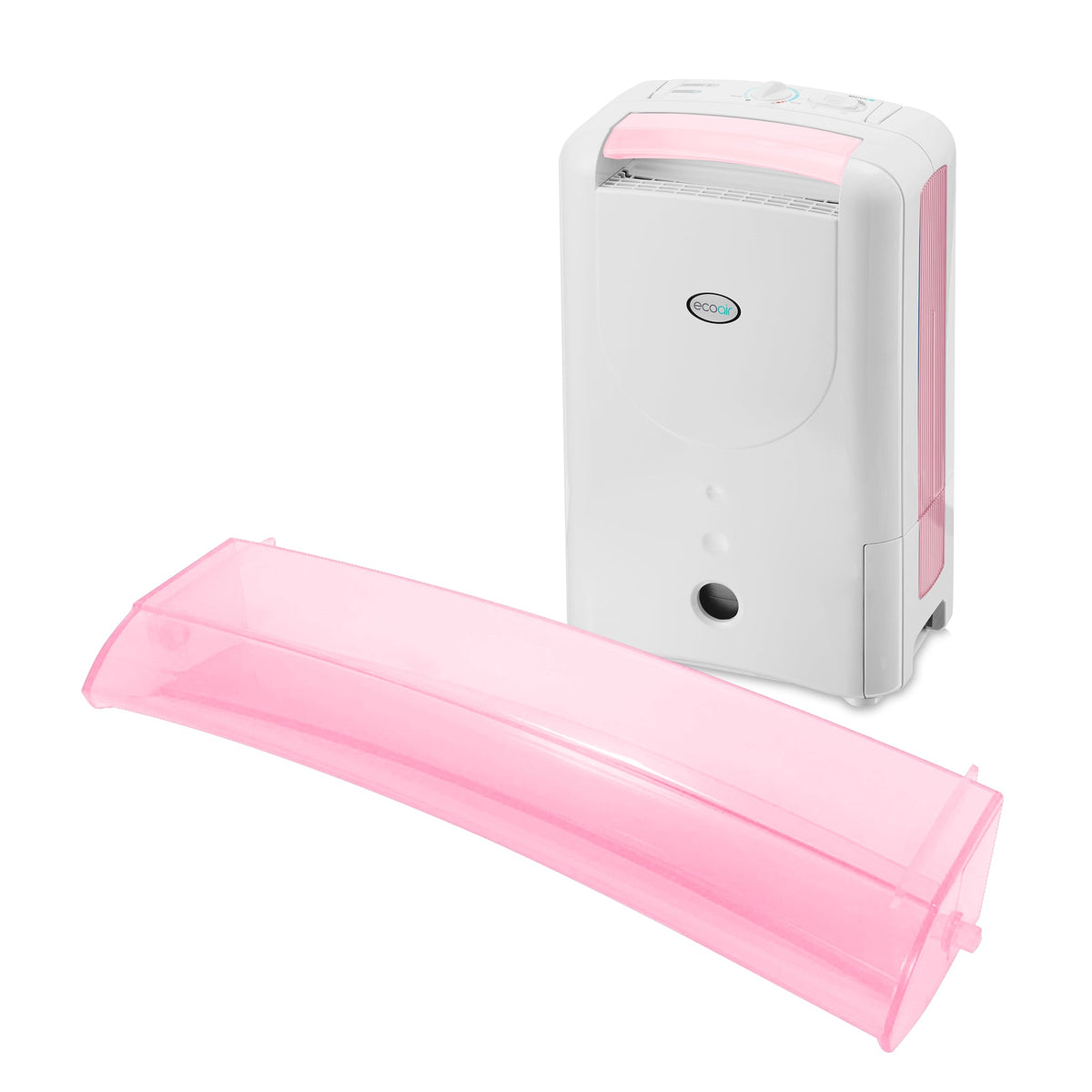 LOU-100007 DD1 Simple Louvre Translucent - Pink – EcoAir Spares